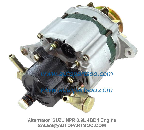 2912760000 8970237331 Alternator NPR Models Isuzu 3.9L - 4BD1 Engine ...