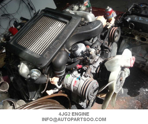 Second Hand ISUZU 4JG2 Engine Assy Isuzu Diesel Engine Parts 4 Cylinder