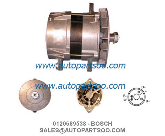 0120468143 0986041030 - BOSCH Alternator 24V 100A Alternador