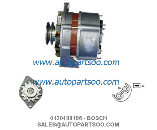 0120468124 0120468129 - BOSCH Alternator 24V 80A Alternador