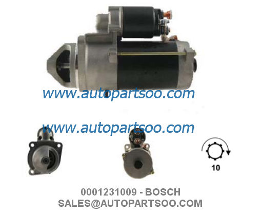 0001230007 0001230010 - BOSCH Starter Motor 12V 3KW 9T MOTORES DE ARRANQUE
