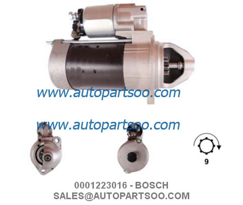 0001109306 0001109307 - BOSCH Starter Motor 12V 2.5KW 9T MOTORES DE ...