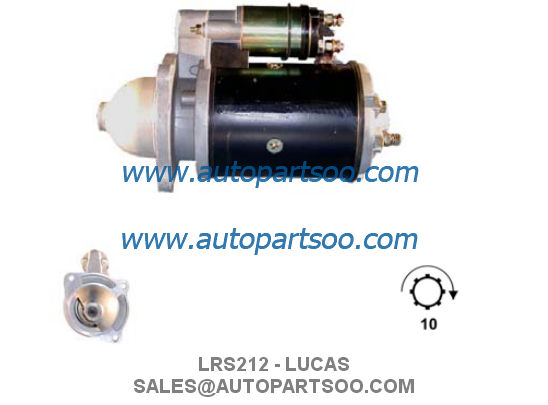 LRS173 LRS232 - LUCAS Starter Motor 12V 2.8KW 10T MOTORES DE ARRANQUE