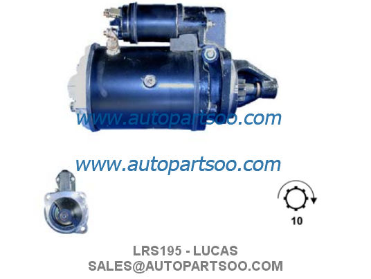 LRS301 0986018161 - LUCAS Starter Motor 12V 2.8KW 10T MOTORES DE ARRANQUE