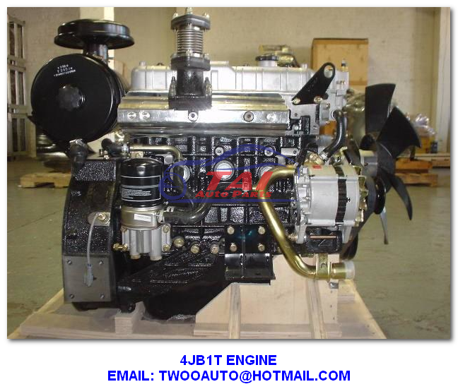 4JB1T Japanese Engine Parts , High Speed ISUZU 4JB1T Diesel Engine Assembly