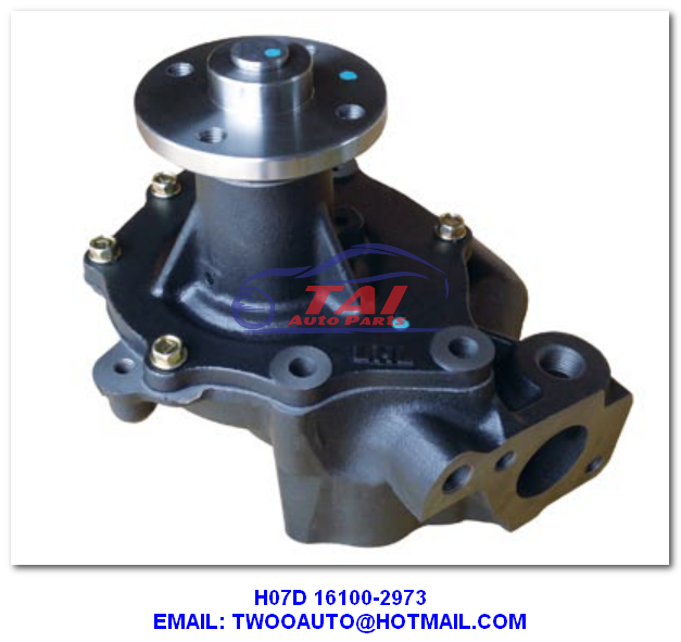 Ho7d 16100-2973 Water Pump , 16100-2973 Truck Engine Parts H07d Water ...