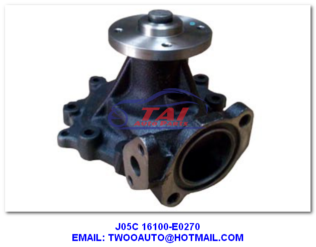 K13ctv Hydraulic Power Steering Pump , K13c Engine Water Pump For Hino ...