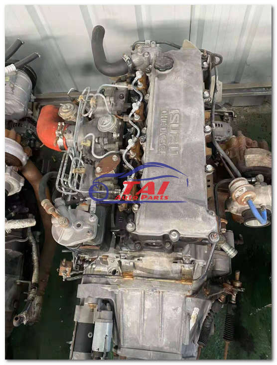 2nd NPR Isuzu Engine Spare Parts 4.8L 4HE1 4HE1T Assembly With Gearbox