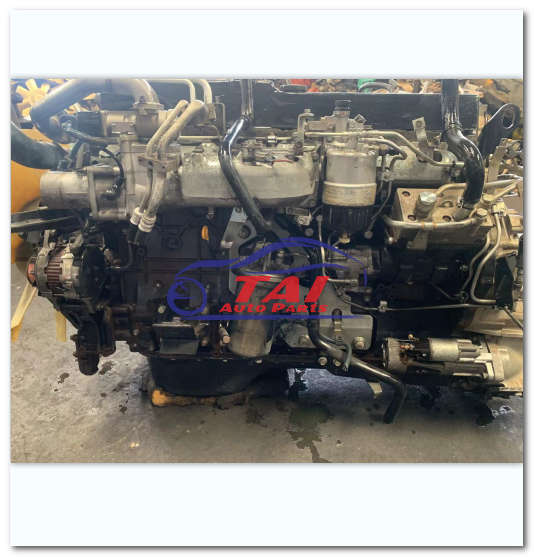 Nissan UD GE13 GEQ13 Turbo Engine Assembly 4 Cylinder With Gearbox