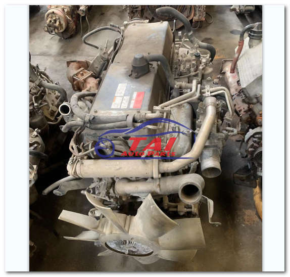 Nissan UD GE13 GEQ13 Turbo Engine Assembly 4 Cylinder With Gearbox