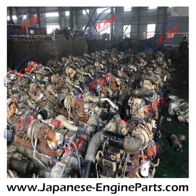 Japanese Engine 6BT Used Complete Automotive Engine With Gearbox For ...