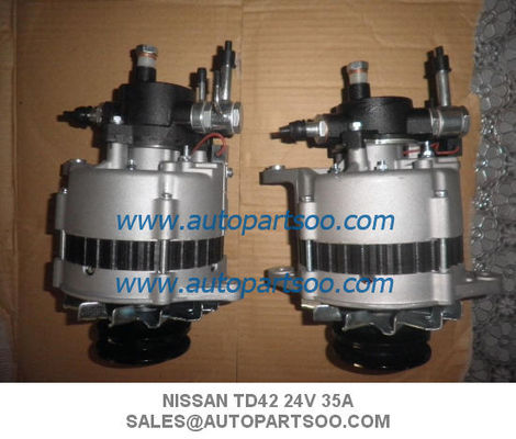 Alternador NISSAN TD42 23100-11T18 NISSAN Patrol SAFARI ALTERNATOR,24V ...