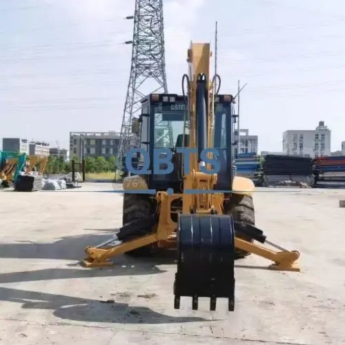 Hydraulic 4 Wheel Backhoe Loader Bucket Capacity 4.5m Construction ...