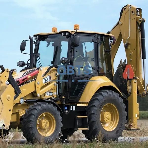Hydraulic 4 Wheel Backhoe Loader Bucket Capacity 4.5m Construction ...