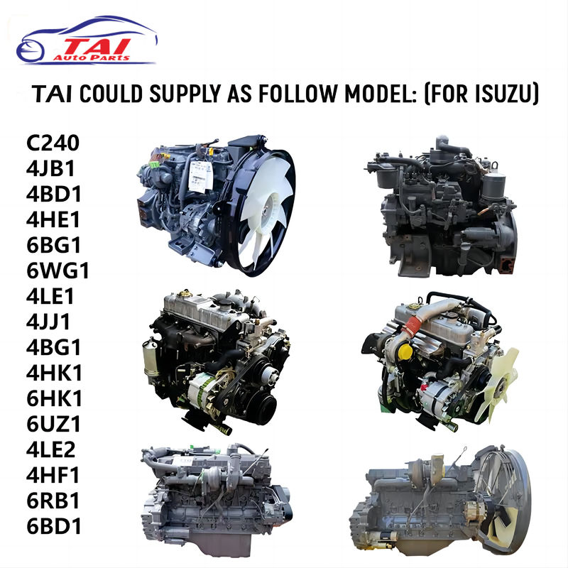 Used Original 4JB1T 4JB1-T Intercooled Engine For Isuzu NKR