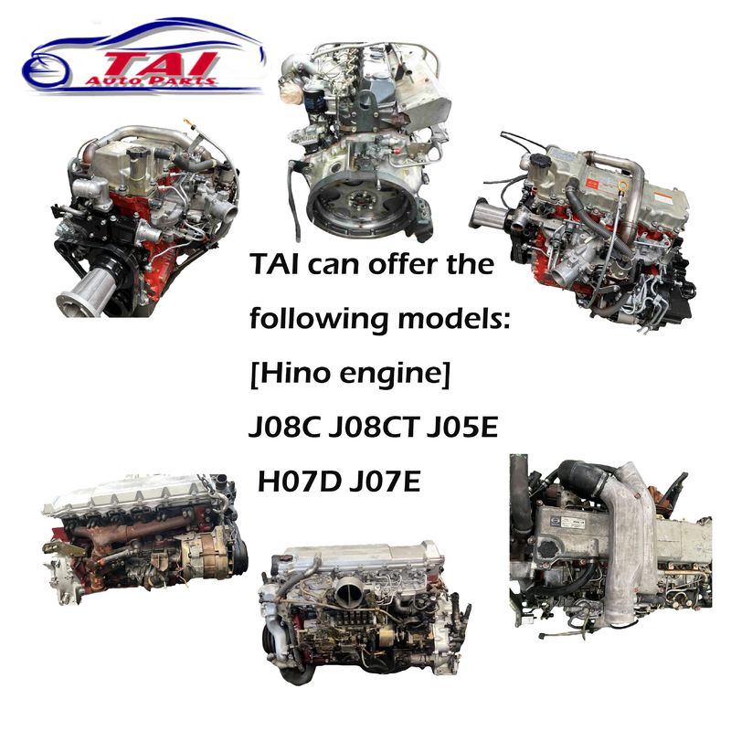 J05C J08C J08CT J08E J08ET Used Japanese Engines Turbo Engine For Hino ...