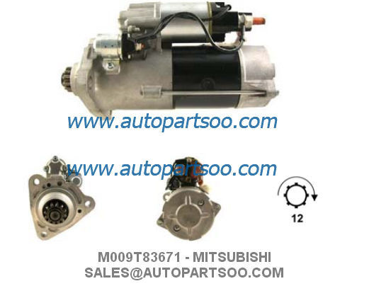 M009T83671 M9T80472 - MITSUBISHI Starter Motor 24V 7.5KW 12T MOTORES DE ...