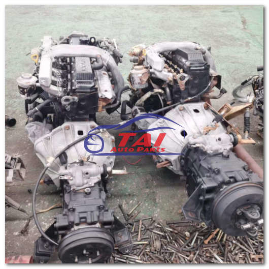 4.2L 6 Cylinder 1HZ Turbo Diesel Used Complete Engine For Toyota ...