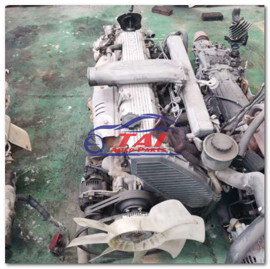 4.2L 6 Cylinder 1HZ Turbo Diesel Used Complete Engine For Toyota ...