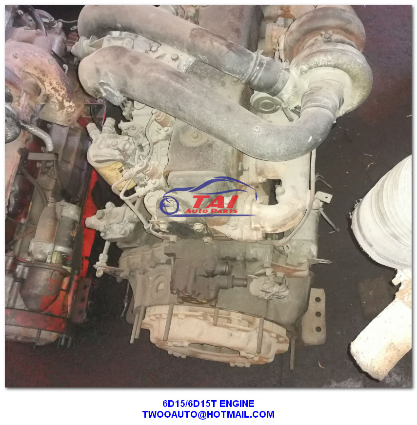 Heavy Duty Truck Genuine Used Engine 6D15 6D15T Engine For Mitsubishi ...