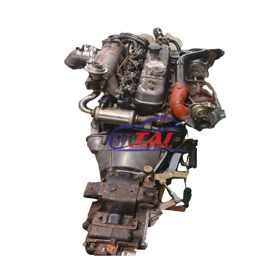 Japan Second Hand Isuzu Engine 4JB1 / 4JB1T Turbo Diesel Engine