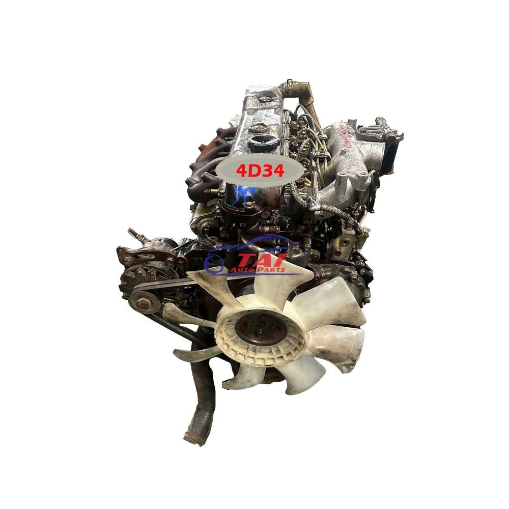 TS 16949 Mitsubish 4D34 TURBO Used Engine Excellent Quality