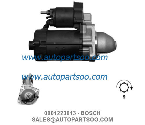 0001223013 0986018960 - BOSCH Starter Motor 12V 2.3KW 9T MOTORES DE ...