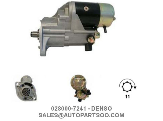 128000-1950 128000-4060 - DENSO Starter Motor 12V 0.6KW 8T MOTORES DE ...