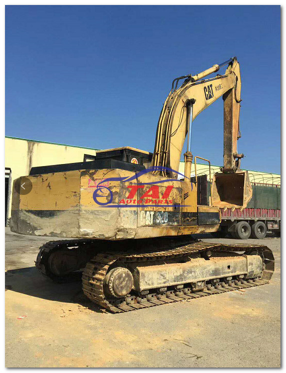 Construction CAT E120B Excavator Original Used Excavator Yellow Color