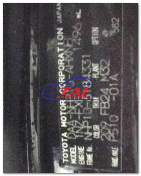 Original Used 1NZ-FE Complete Engine With Transmission For Toyota 1NZ Engine Assembly