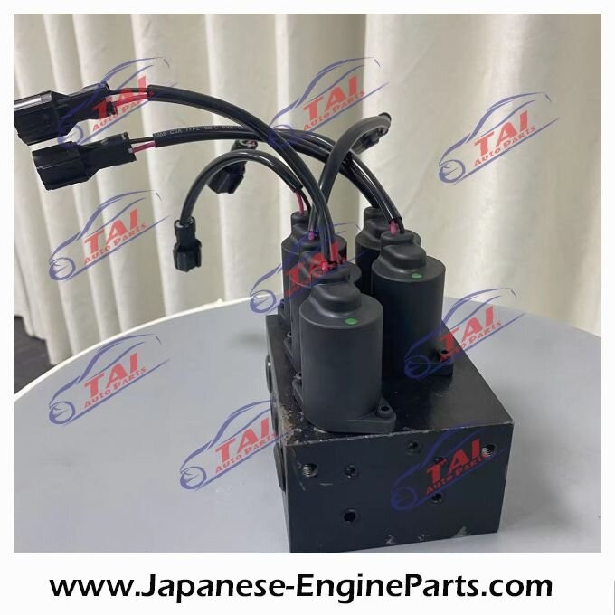 Standard Size Japanese Truck Parts Excavator Solenoid Valve Group KHJ14520